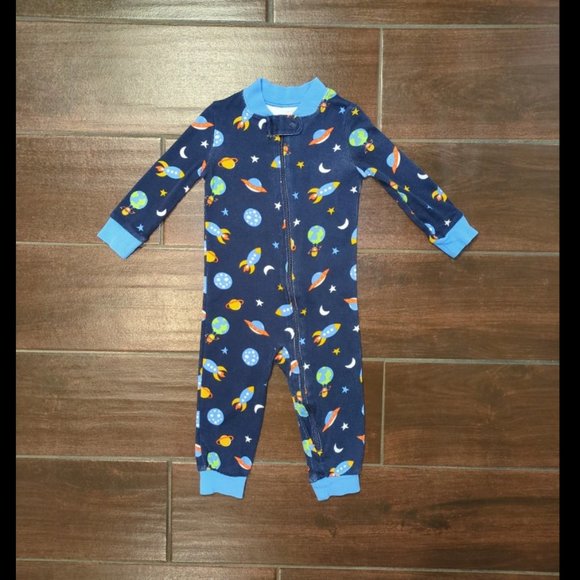 Little Me | One Pieces | 2 M Little Me Outer Space Galaxy Rompers ...